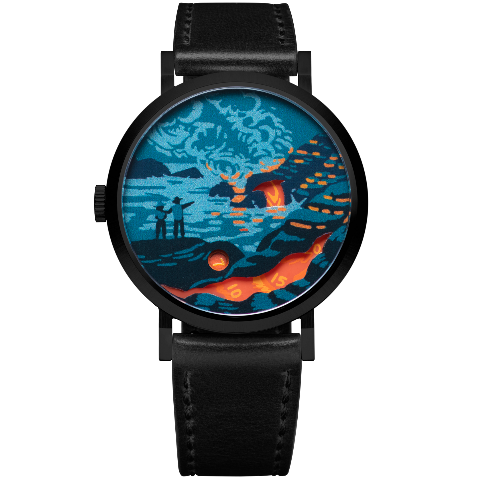 Hawaii Volcanoes Jump Hour Automatic | Asterisk Watches
