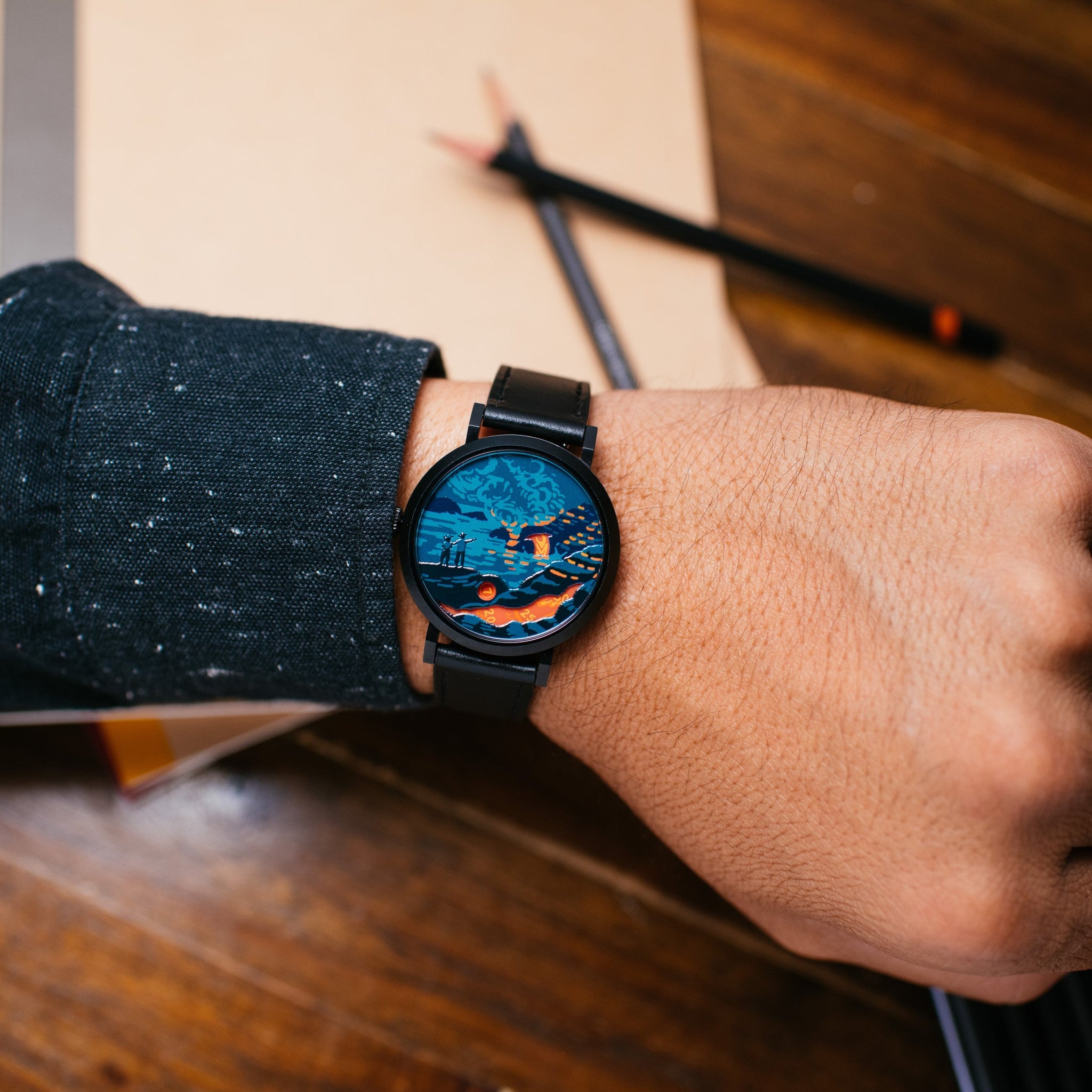 Hawaii Volcanoes Jump Hour Automatic | Asterisk Watches